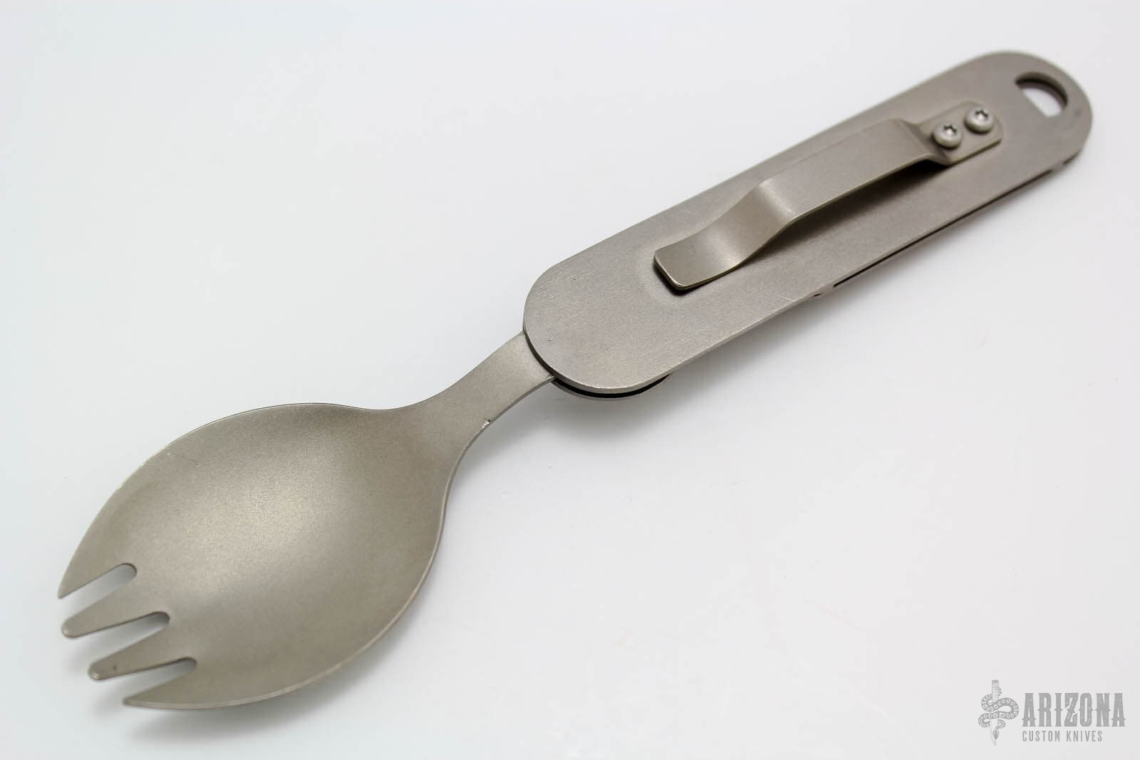 Titanium folding Spork - Arizona Custom Knives
