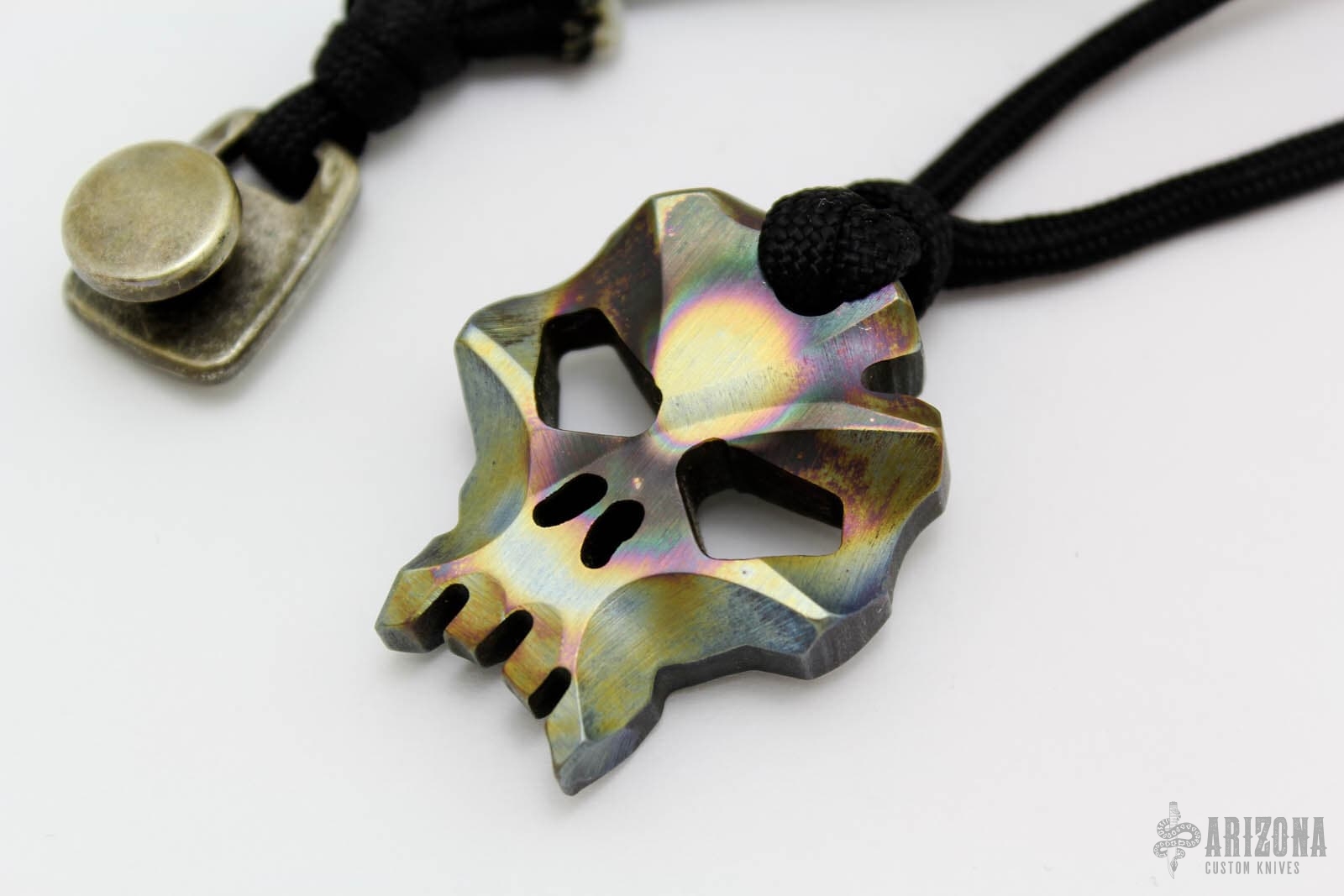 Titanium Skull Necklace - Arizona Custom Knives