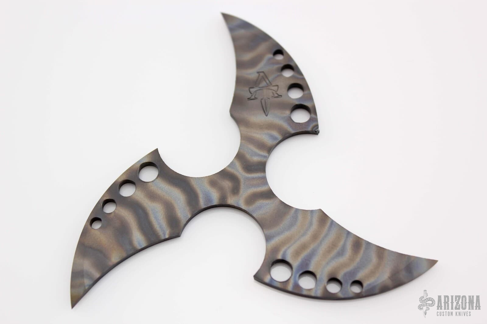 Titanium Throwing Star - Arizona Custom Knives