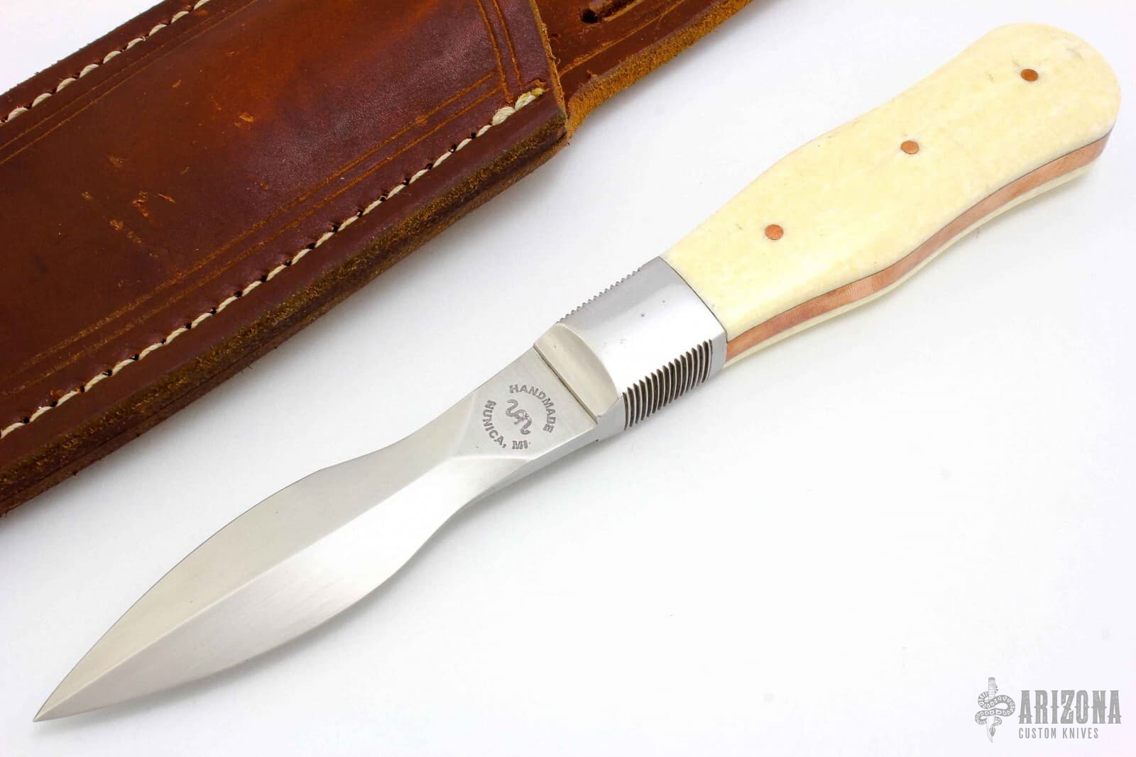 Walrus Ivory Dagger - Arizona Custom Knives