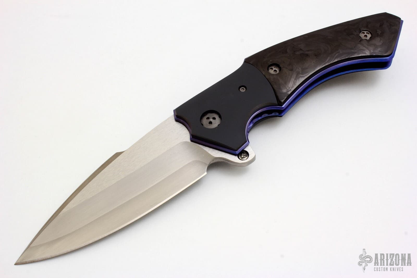 White Swan Flipper - Arizona Custom Knives