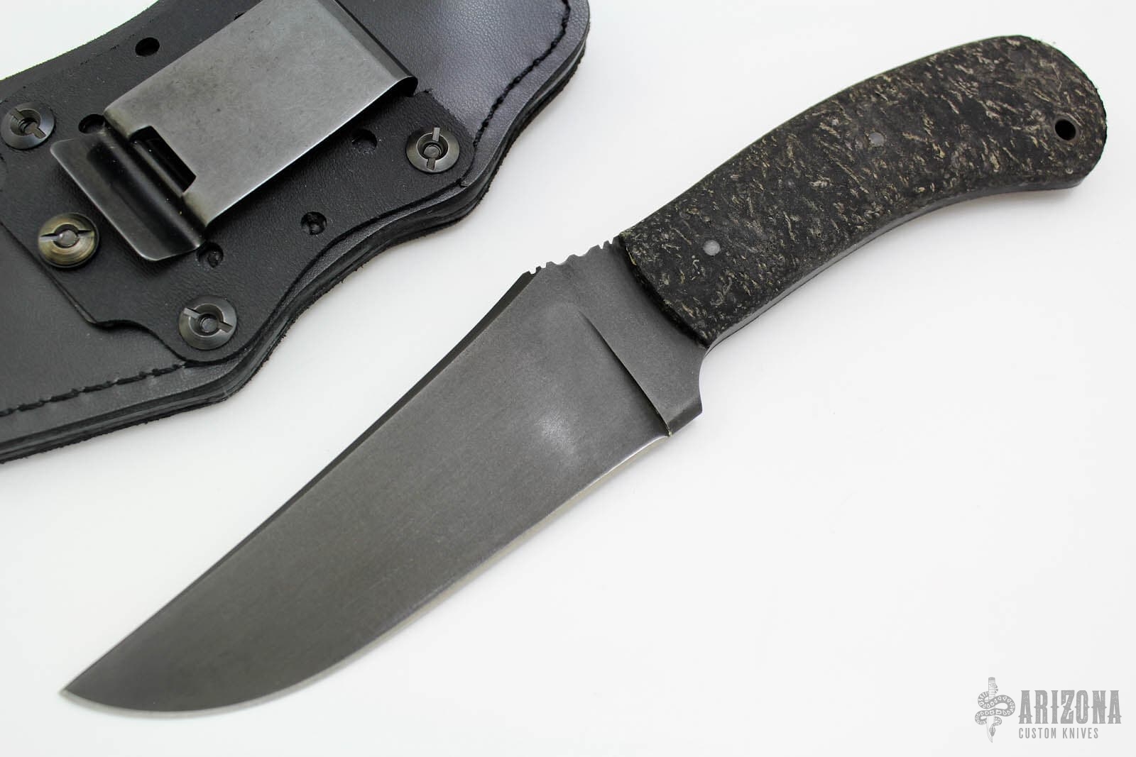 WKII - Belt Knife - Rubber Handle - Arizona Custom Knives