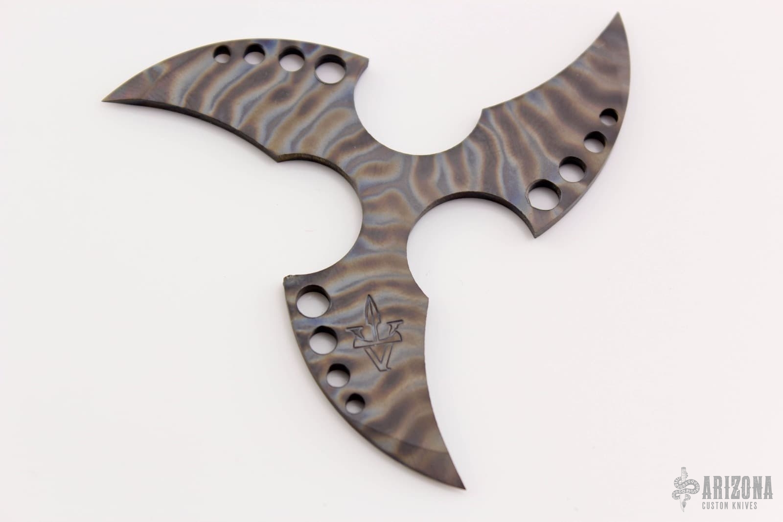 Titanium Throwing Star - Arizona Custom Knives