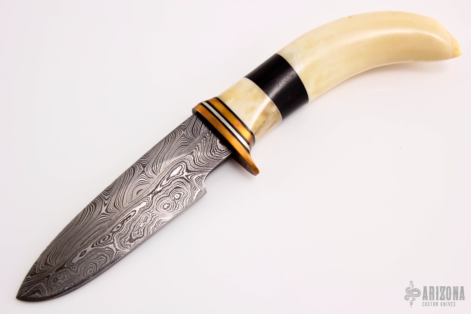 Damascus Hunter - Arizona Custom Knives