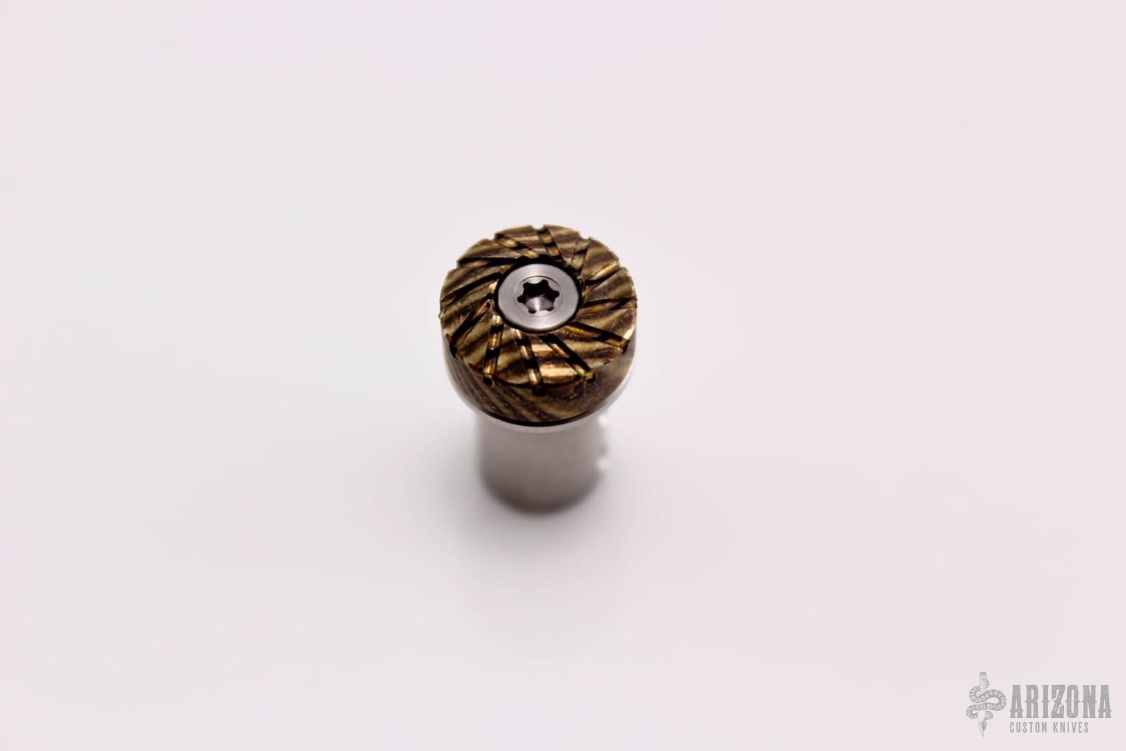 Mokume Fap Cap (Spinner Cap) - Arizona Custom Knives