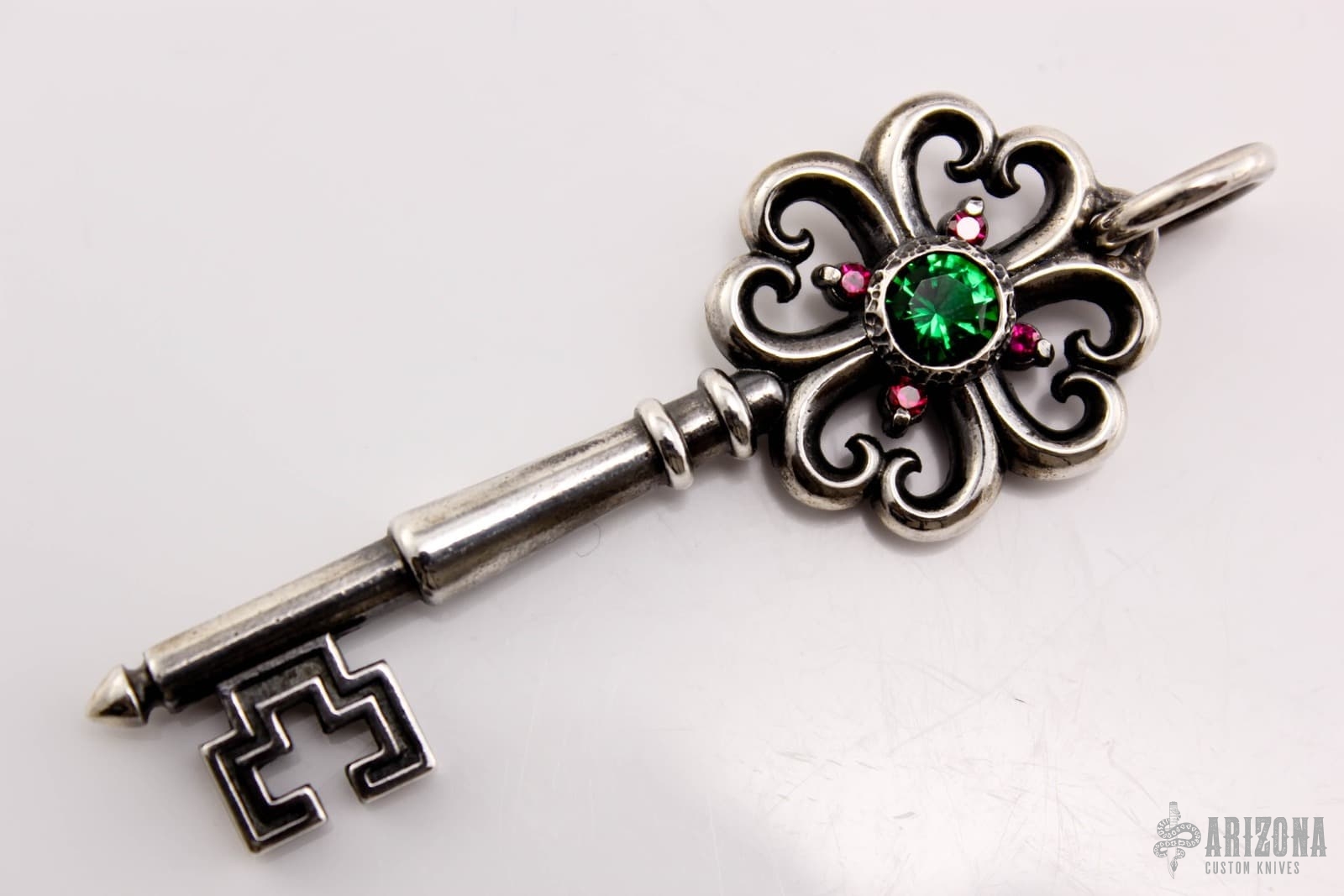 Shamrock Key Pendant - Arizona Custom Knives