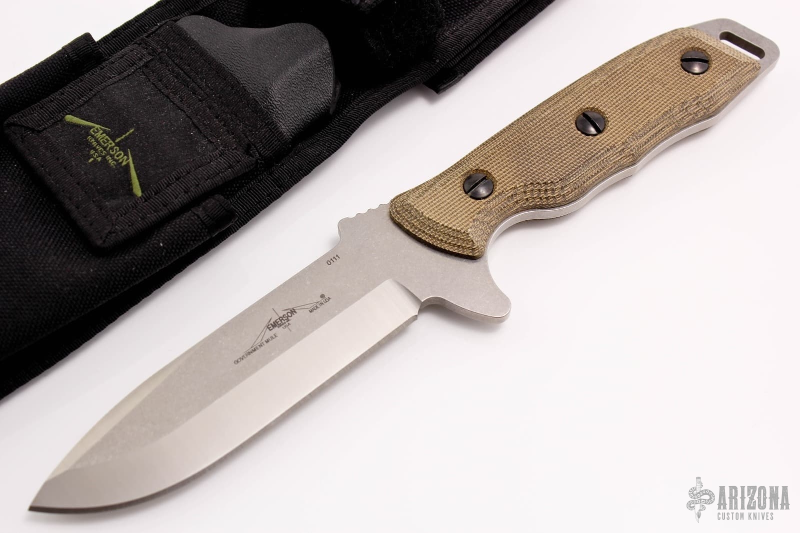 Government Mule #0111 - Arizona Custom Knives