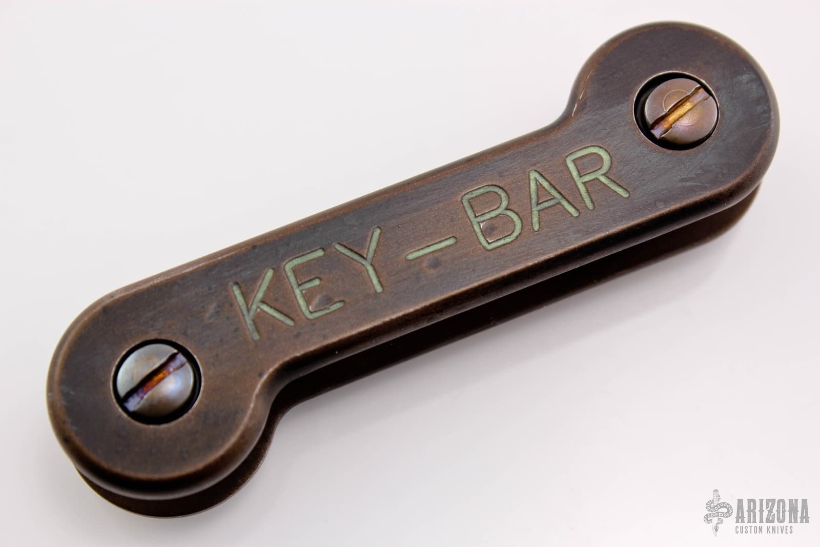 Key-Bar - Distressed Aluminum - Arizona Custom Knives