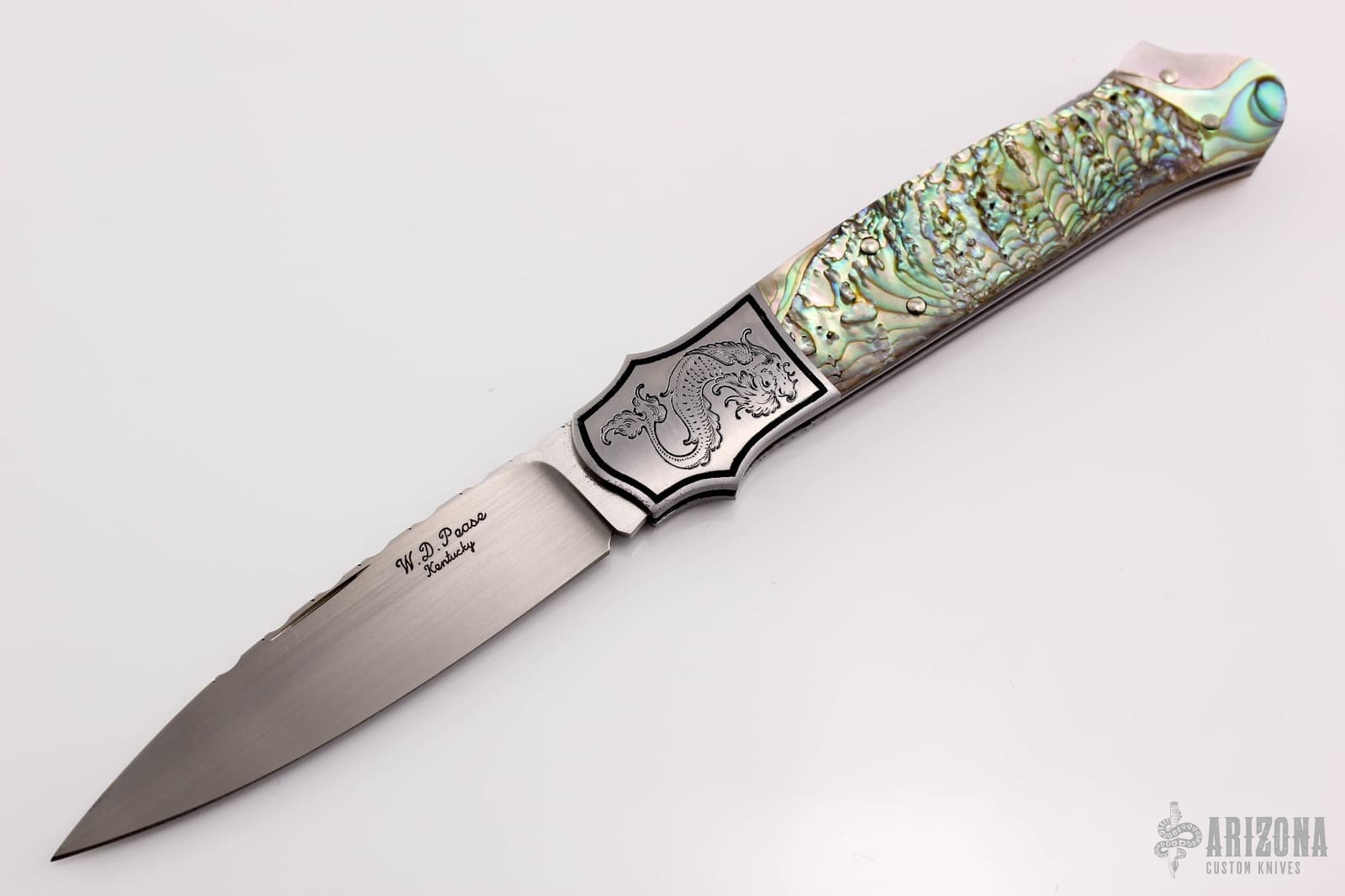 Engraved Lockback - Arizona Custom Knives
