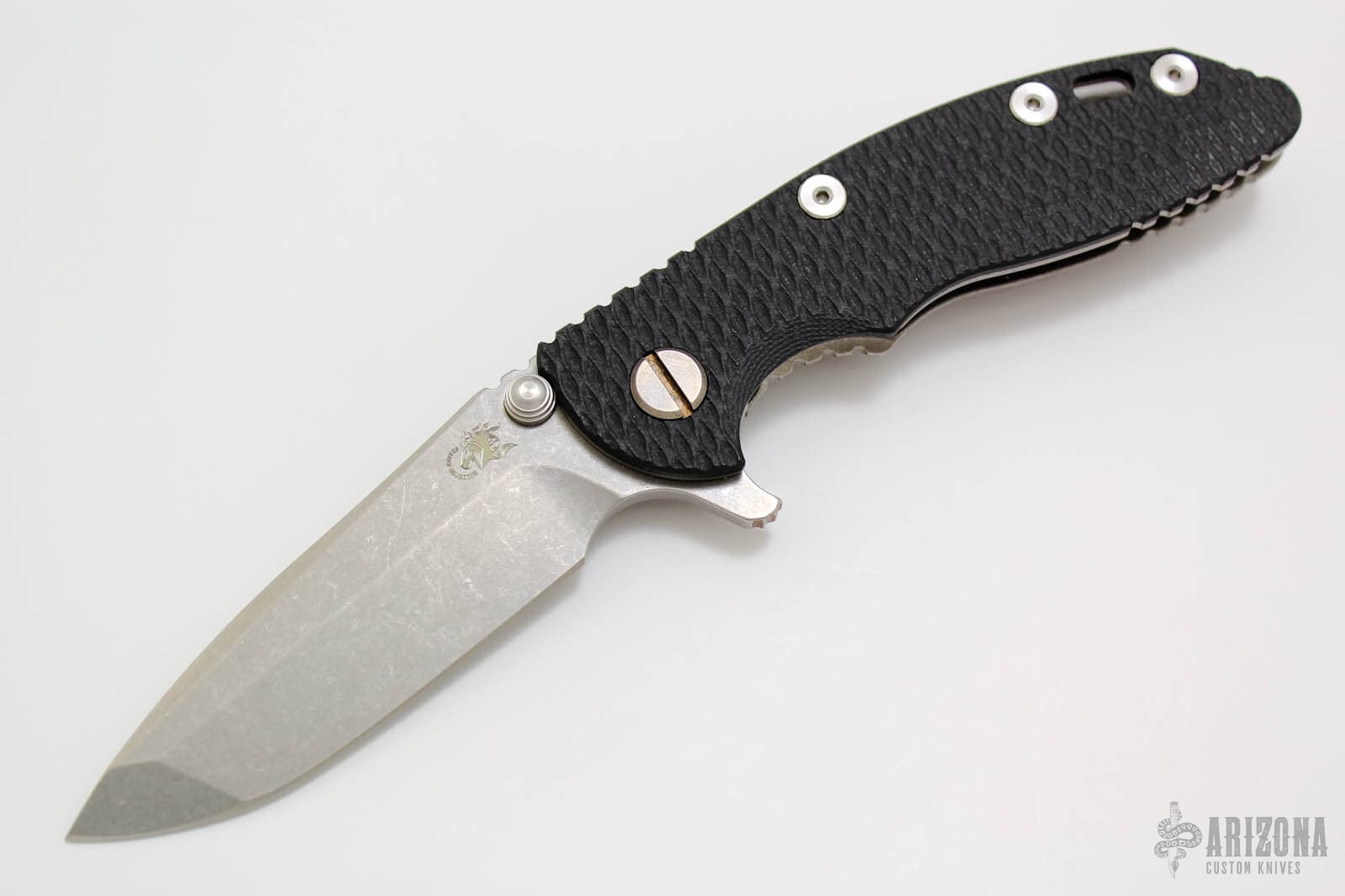 XM-18 3" Spanto Flipper - Steel Flame Crusader - Arizona Custom Knives