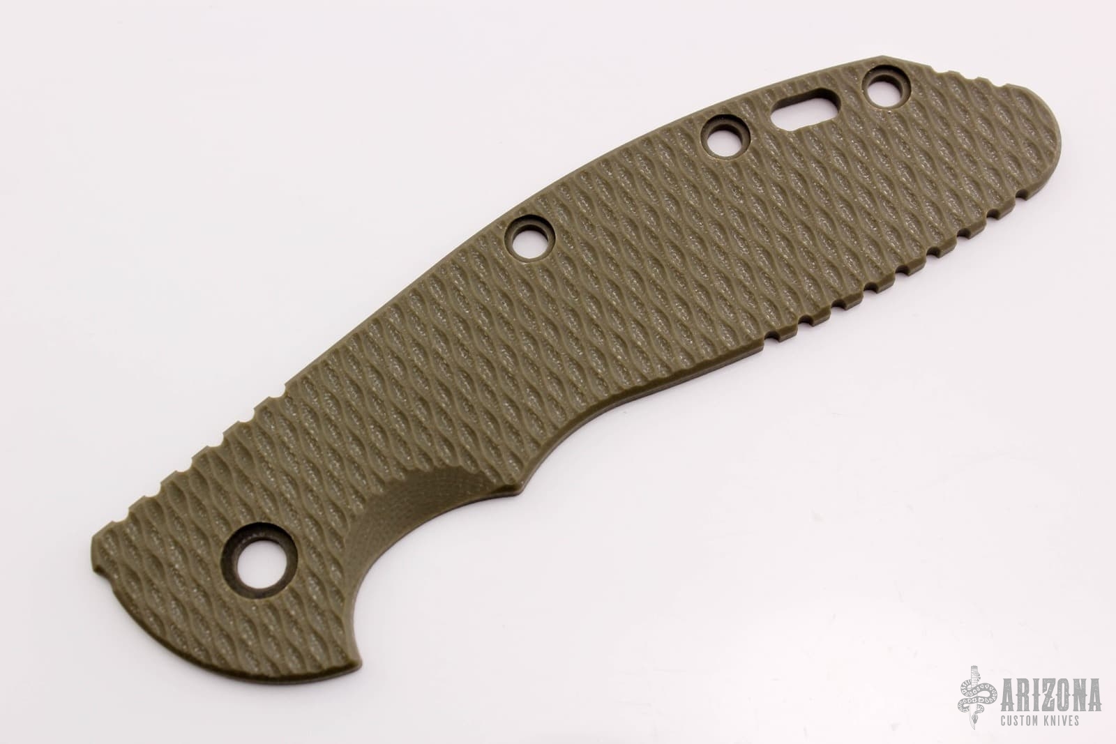 XM-24 4" OD Green G10 Scale - Arizona Custom Knives