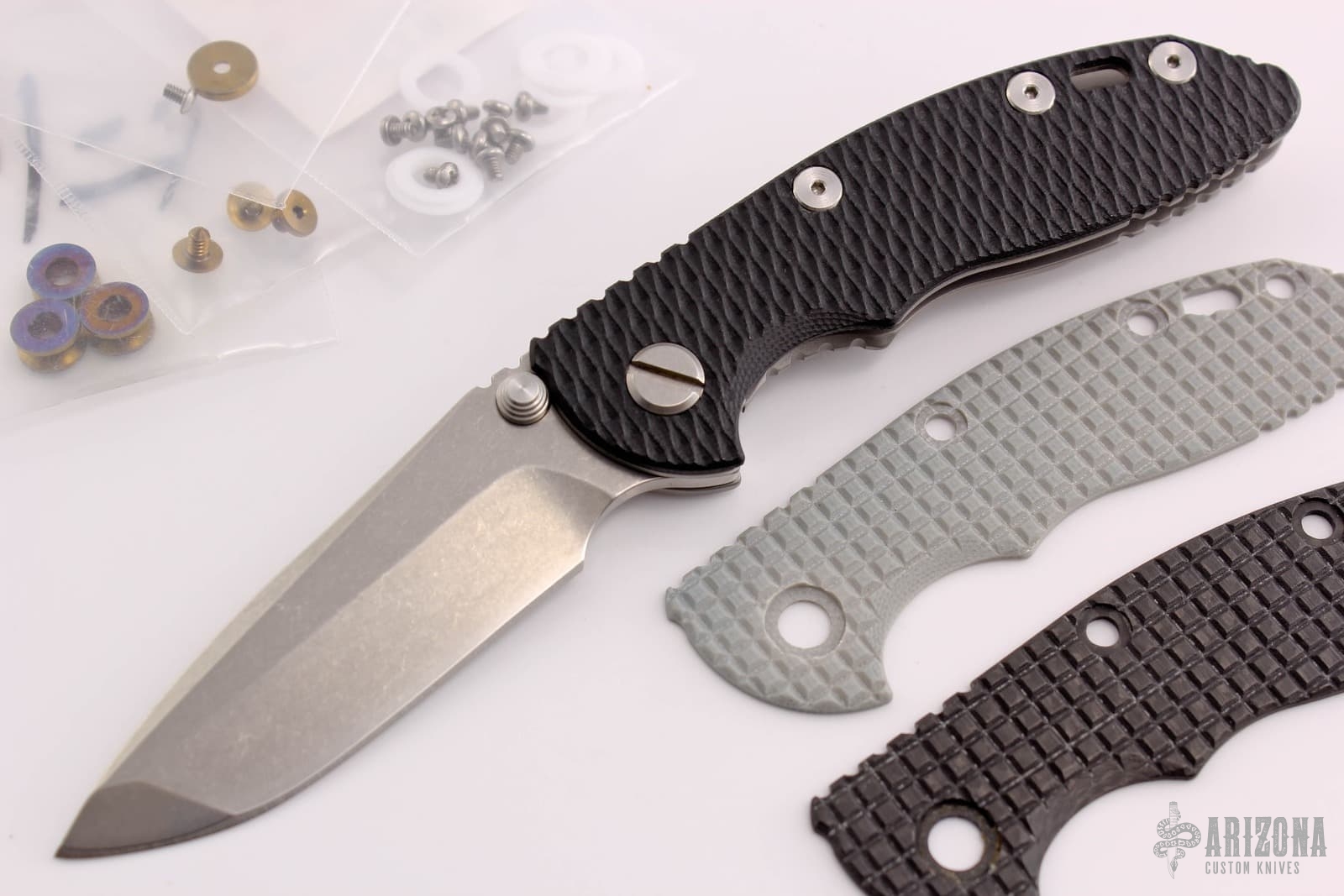 XM-18 3" Spanto Non-Flipper - with extras - Arizona Custom Knives