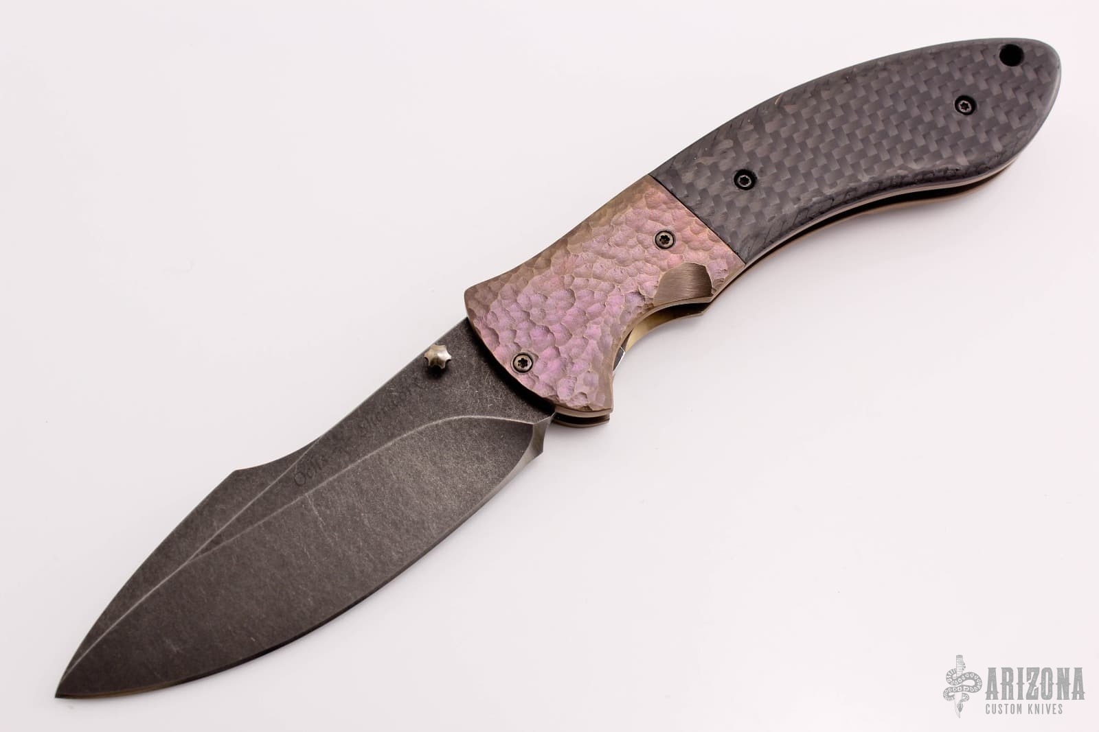 Orca with Hammered Titanium Bolsters, Clip, and Backspacer - Arizona ...