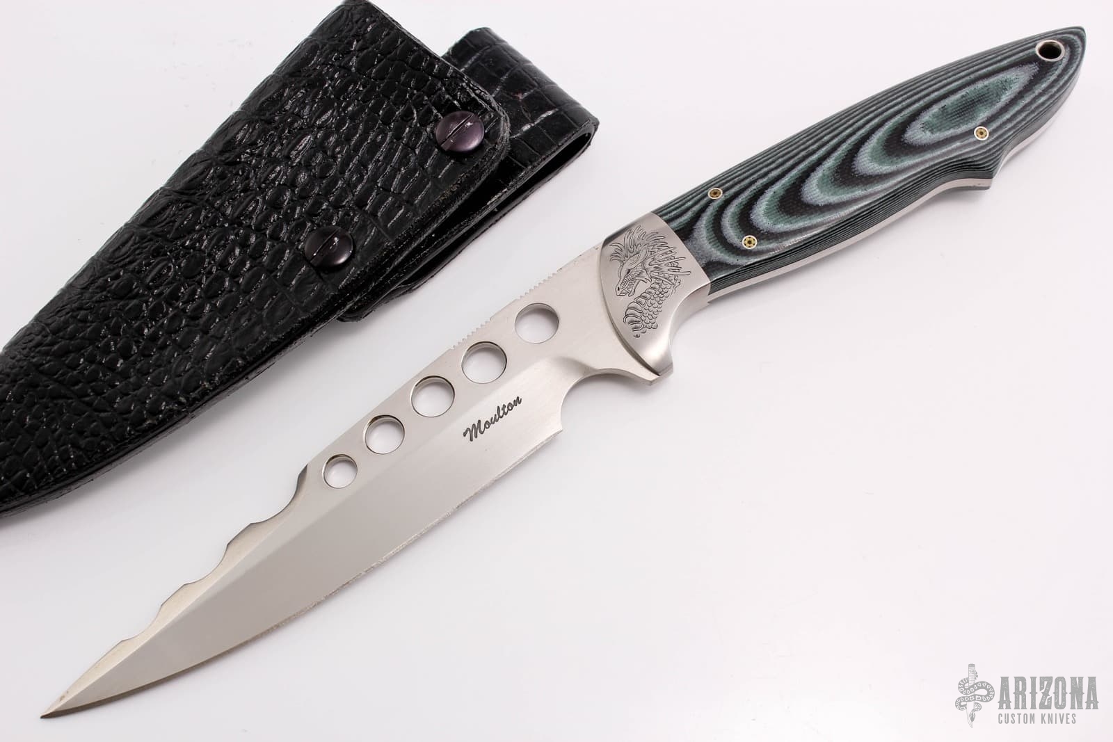 The Predator - Engraved Dragon - Arizona Custom Knives