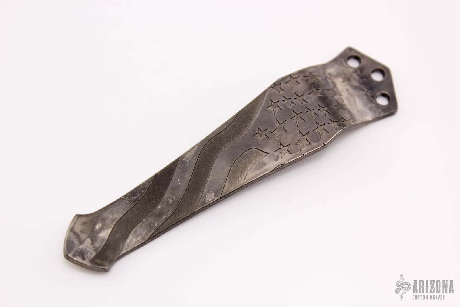 Emerson Pocket Clip - Stars and Stripes | Arizona Custom Knives