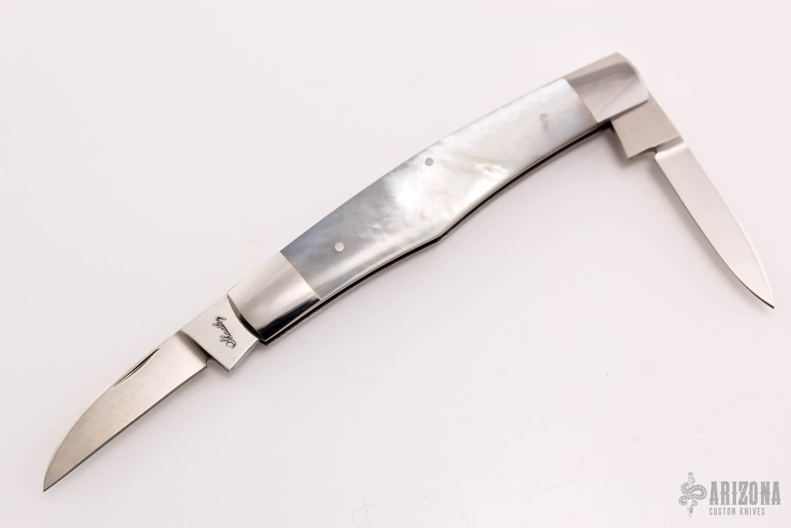 Muskrat - 2-Blade w/ MOP - Arizona Custom Knives