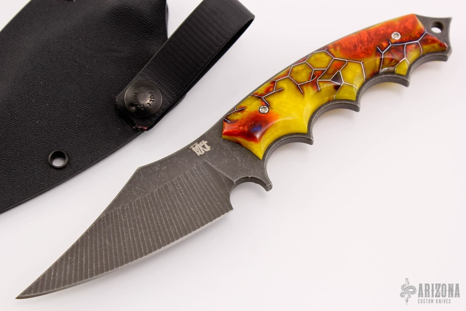 V2 Trailing Point Knife - Arizona Custom Knives