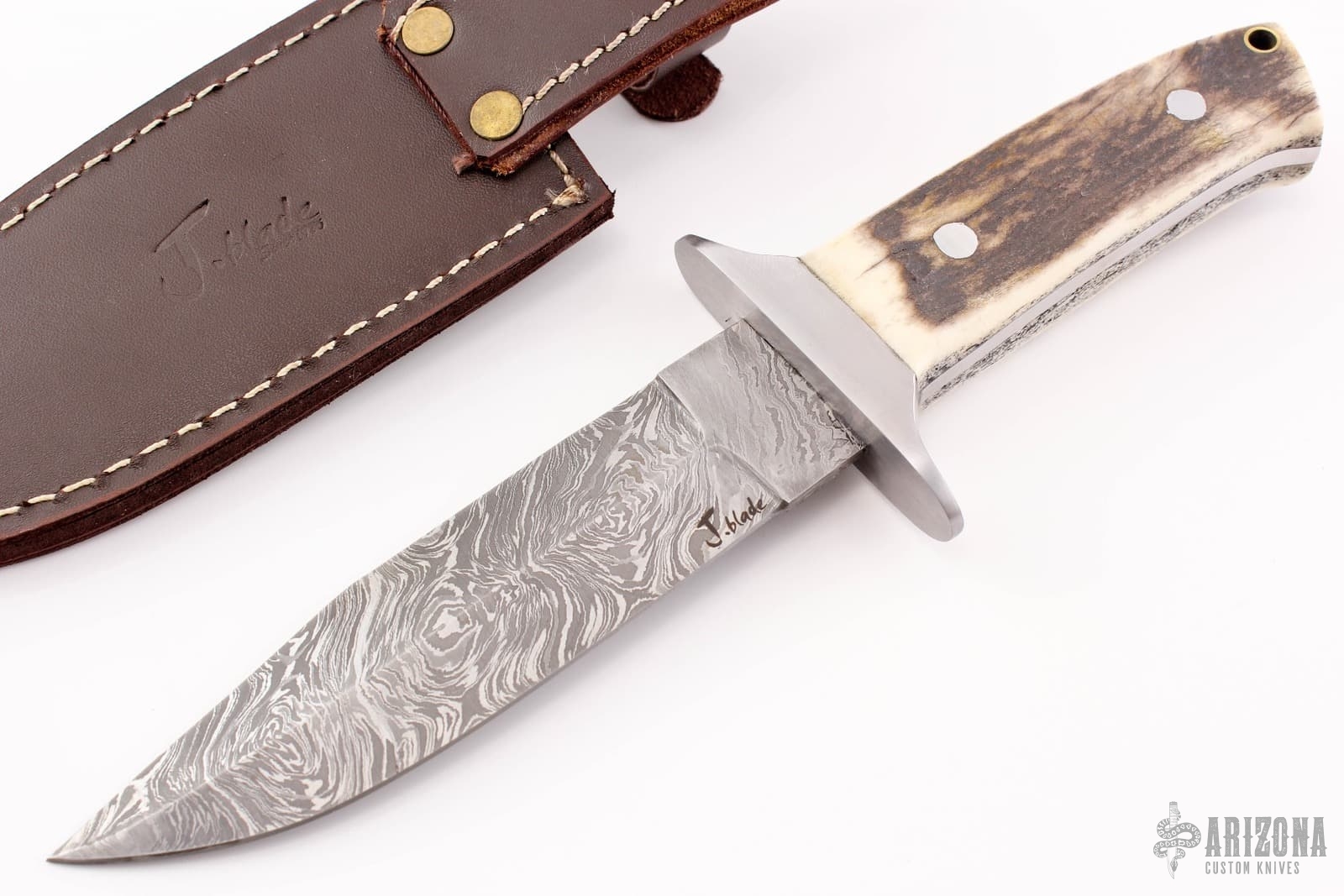 Damascus Hunter - Arizona Custom Knives