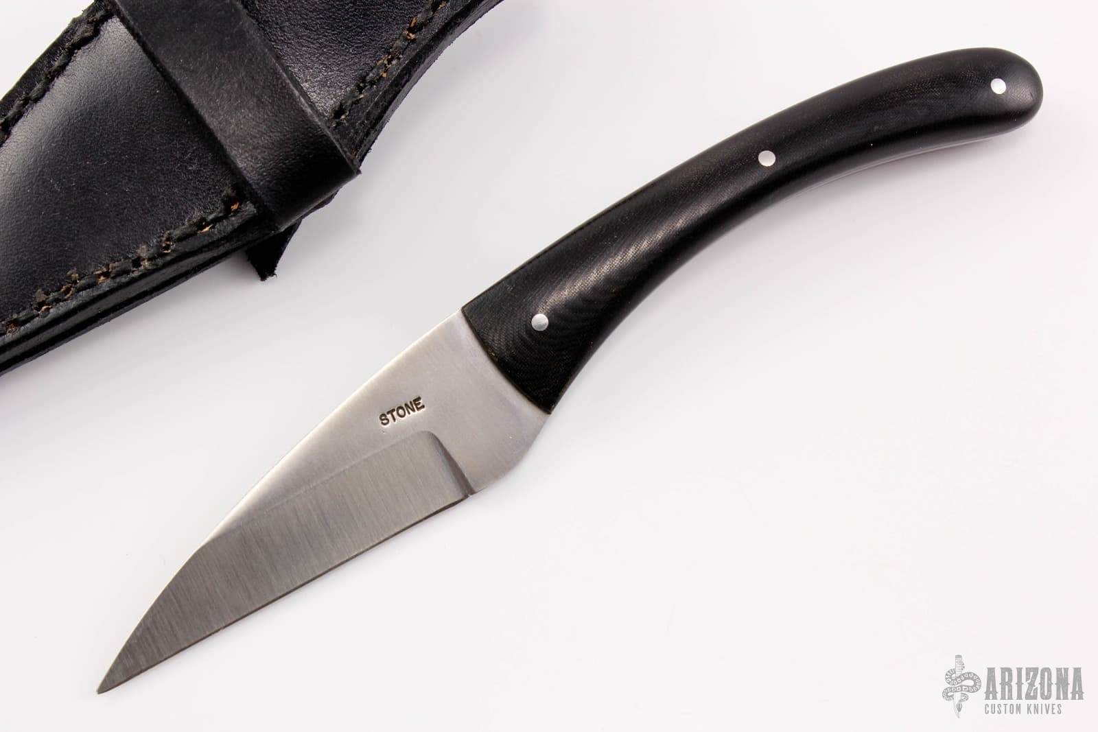 Patch Knife with Leather Sheath - Arizona Custom Knives