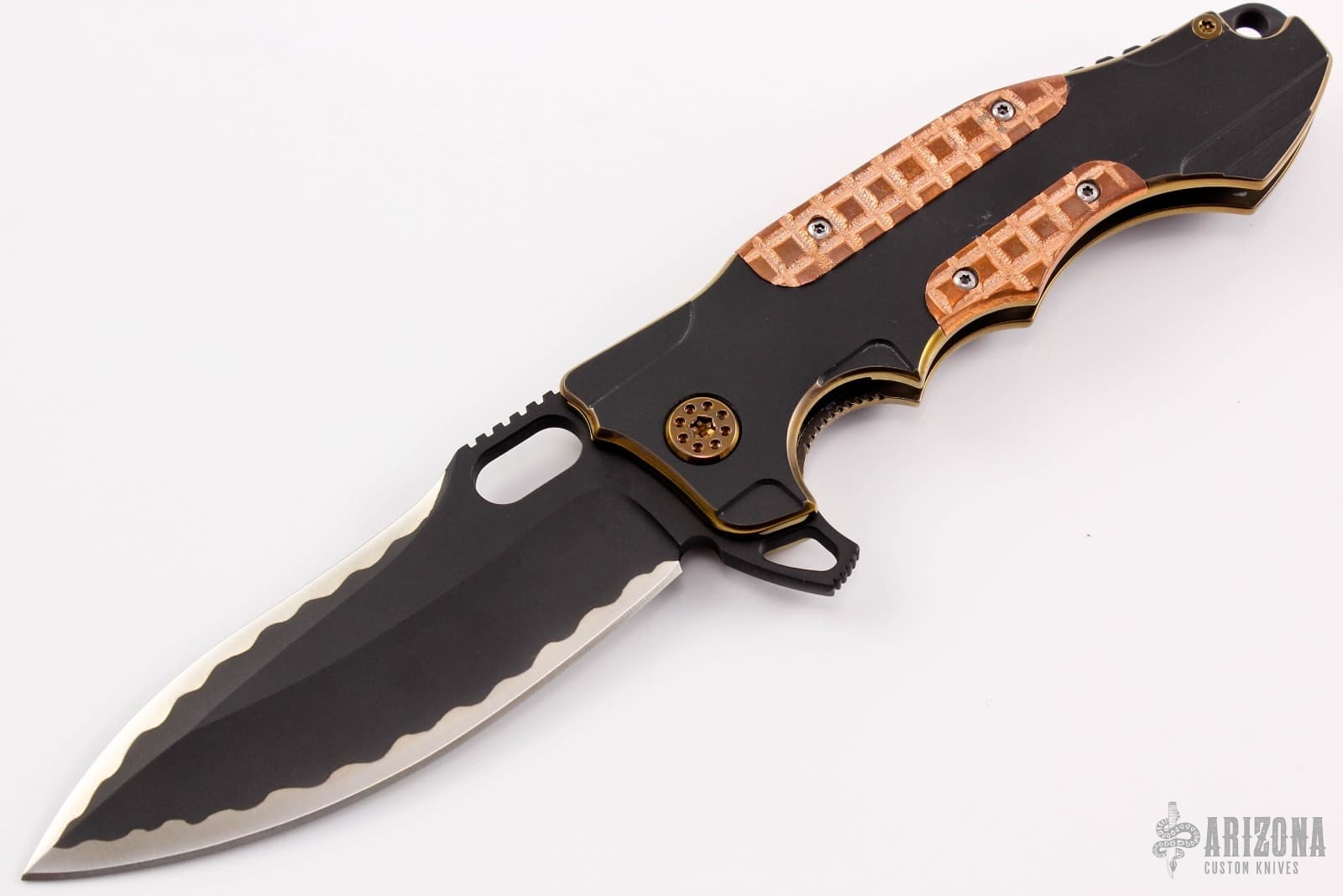 Hummer 2018 - Copper Frag - Arizona Custom Knives