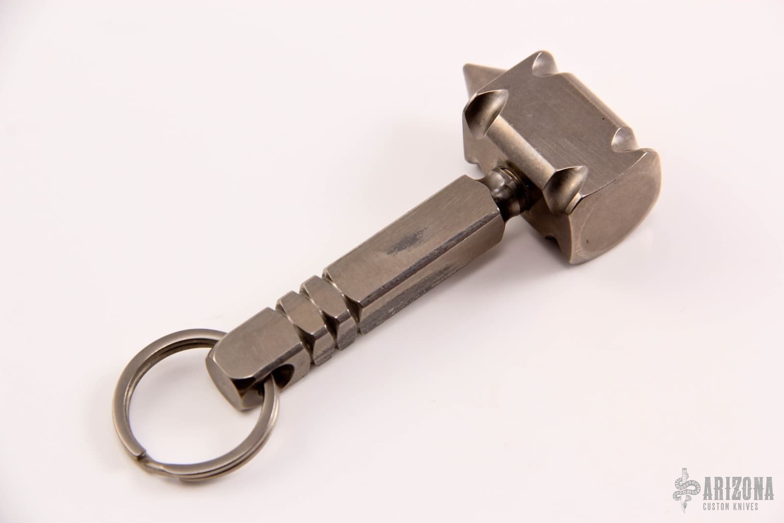 Titanium Hammer Key chain - Arizona Custom Knives
