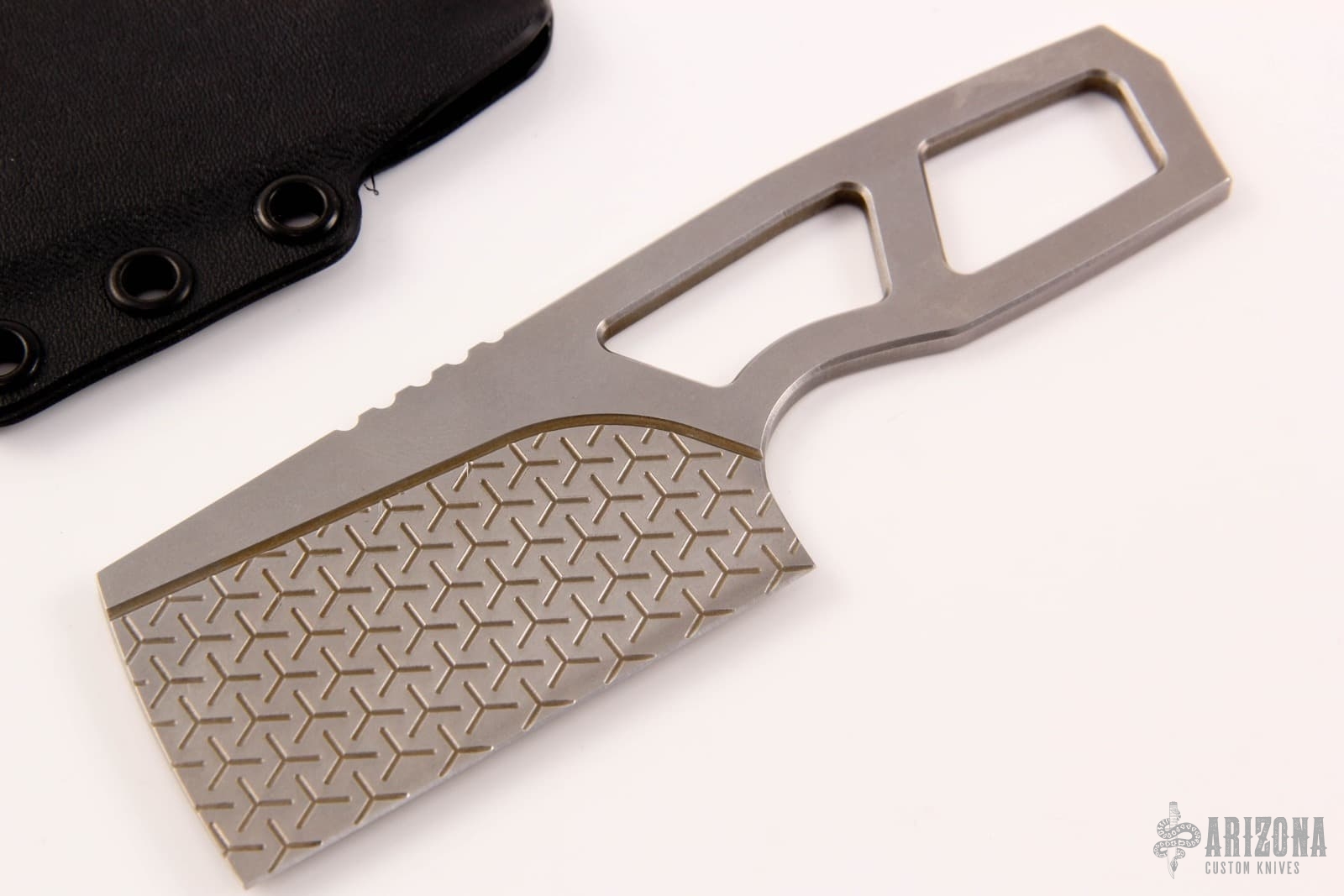 Pocket Cleaver with Kydex Sheath - Arizona Custom Knives