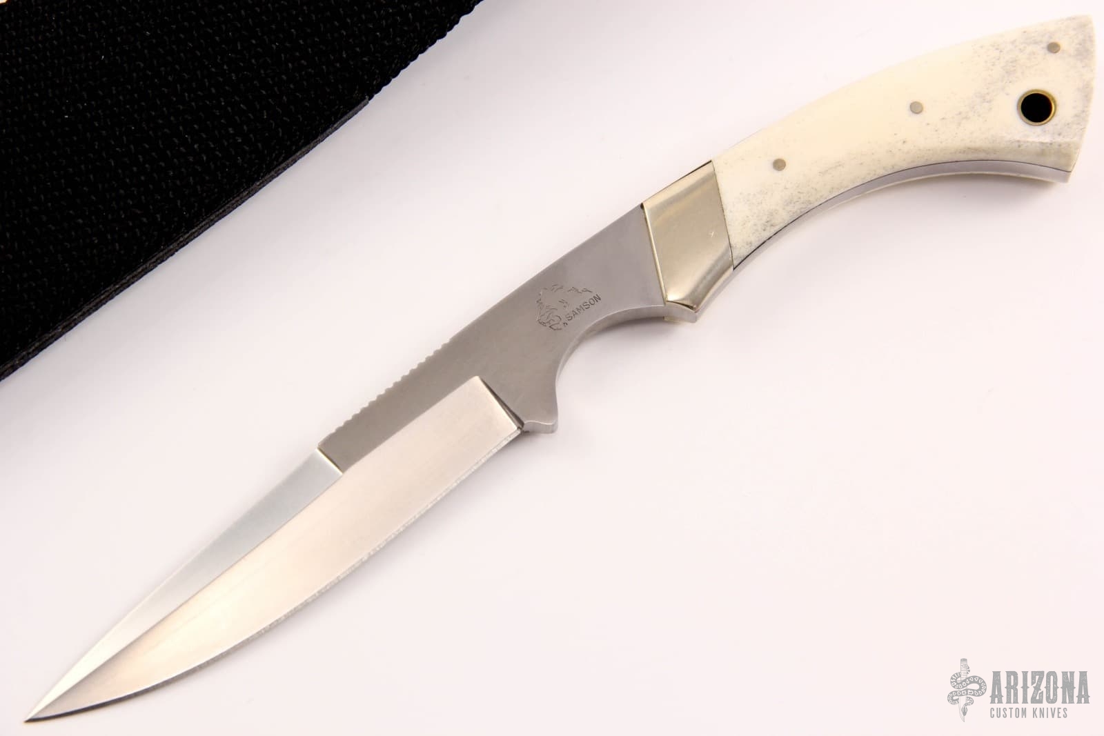 Weehawk Boot Knife - Rare Bone Handle - Arizona Custom Knives