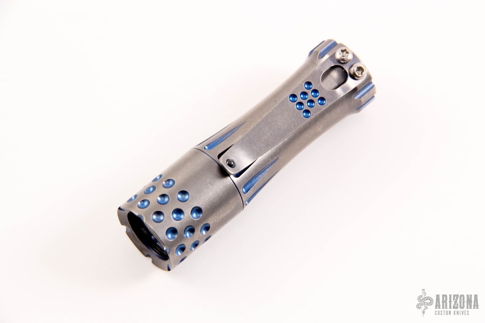 Malihini Titanium Flashlight with Custom Anodization | Arizona Custom ...