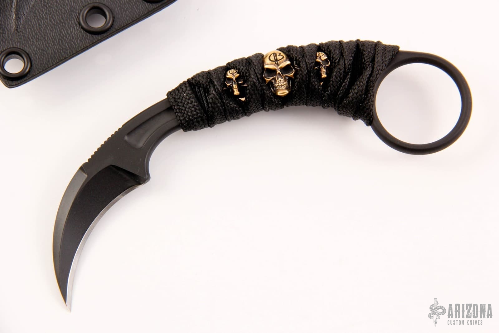 Pike w/ Cord wrap and Silver Menuki - Arizona Custom Knives