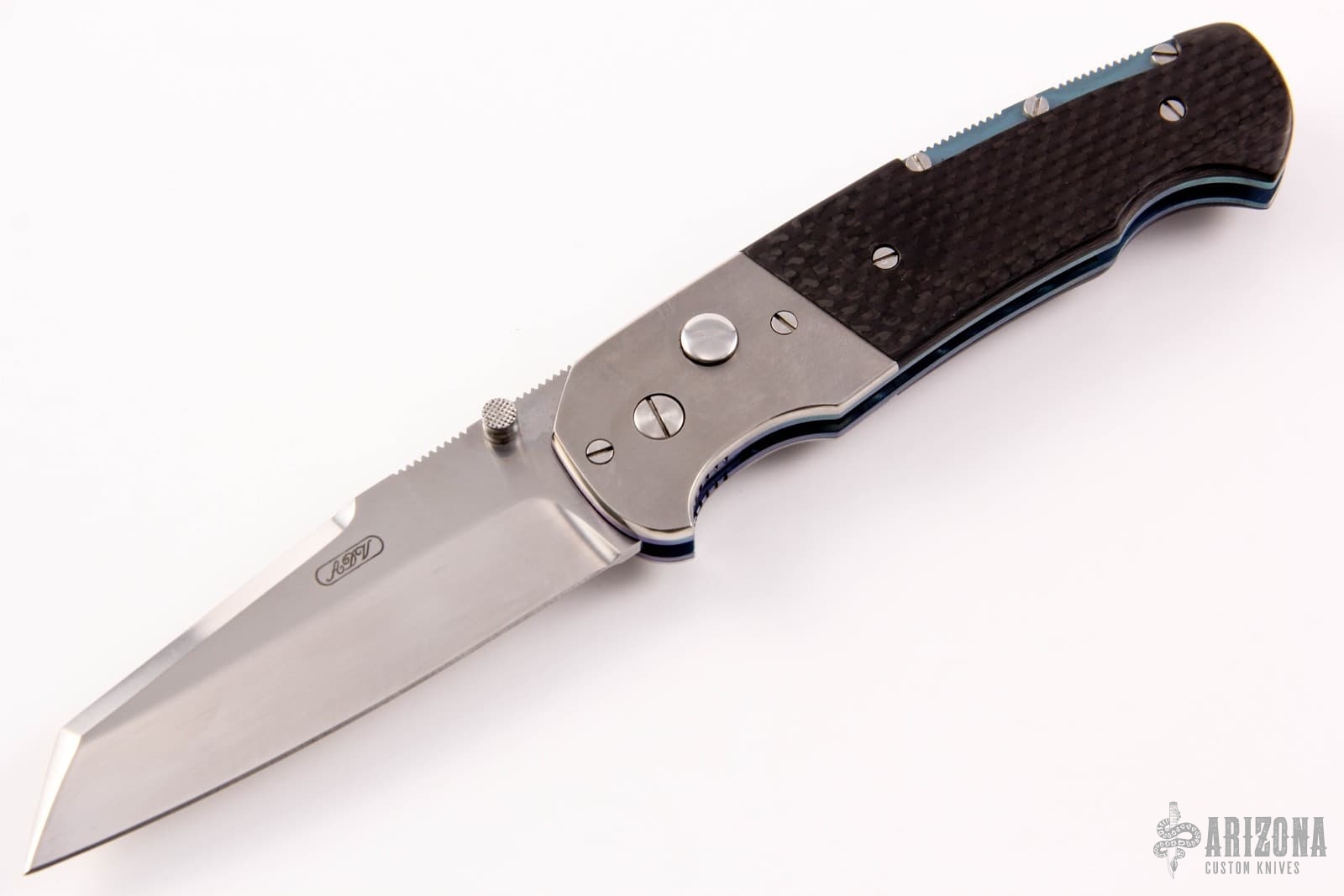 ADV Tactical Wharncliffe Button Lock - Arizona Custom Knives