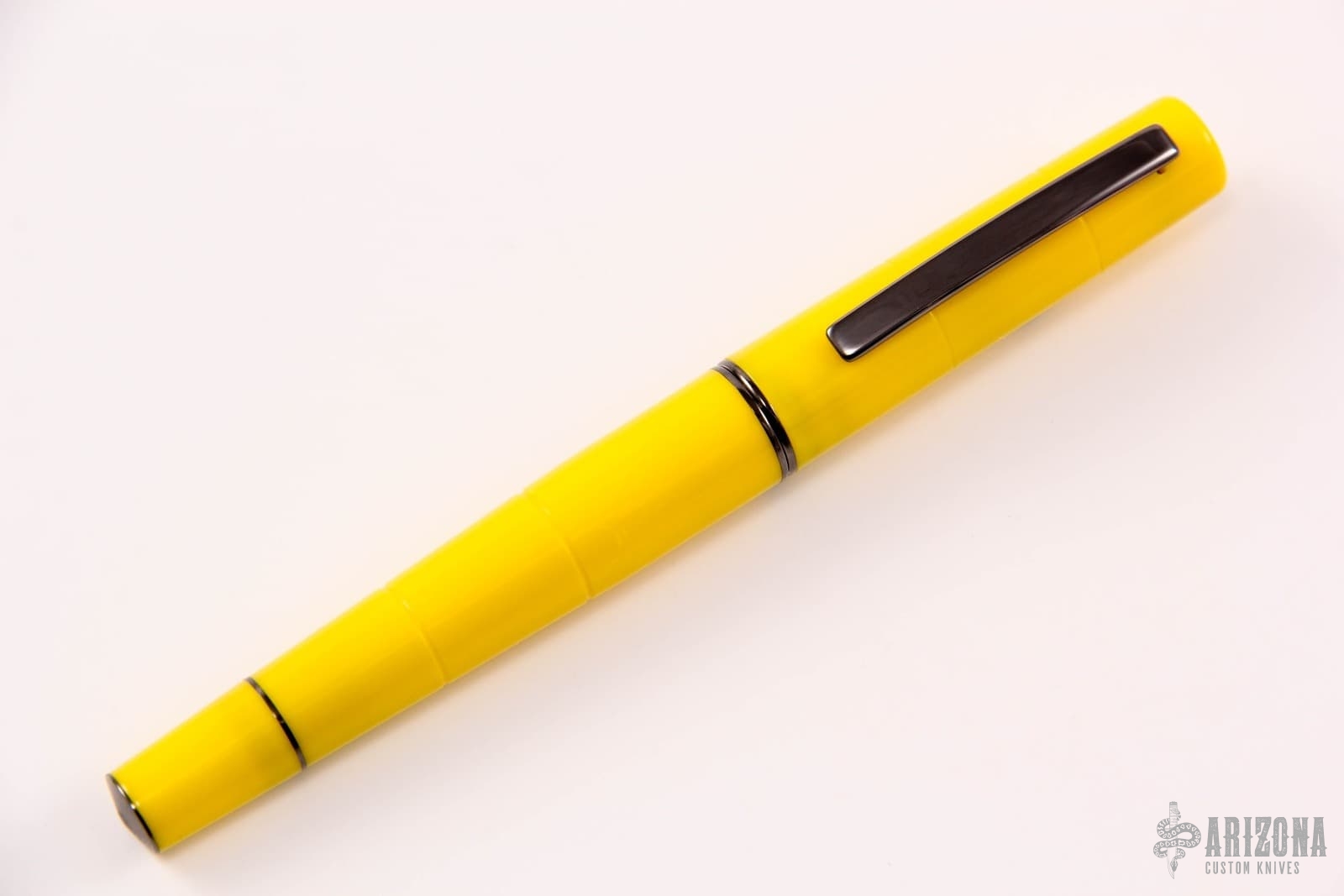 Delta Yellow Rollerball Pen - Arizona Custom Knives