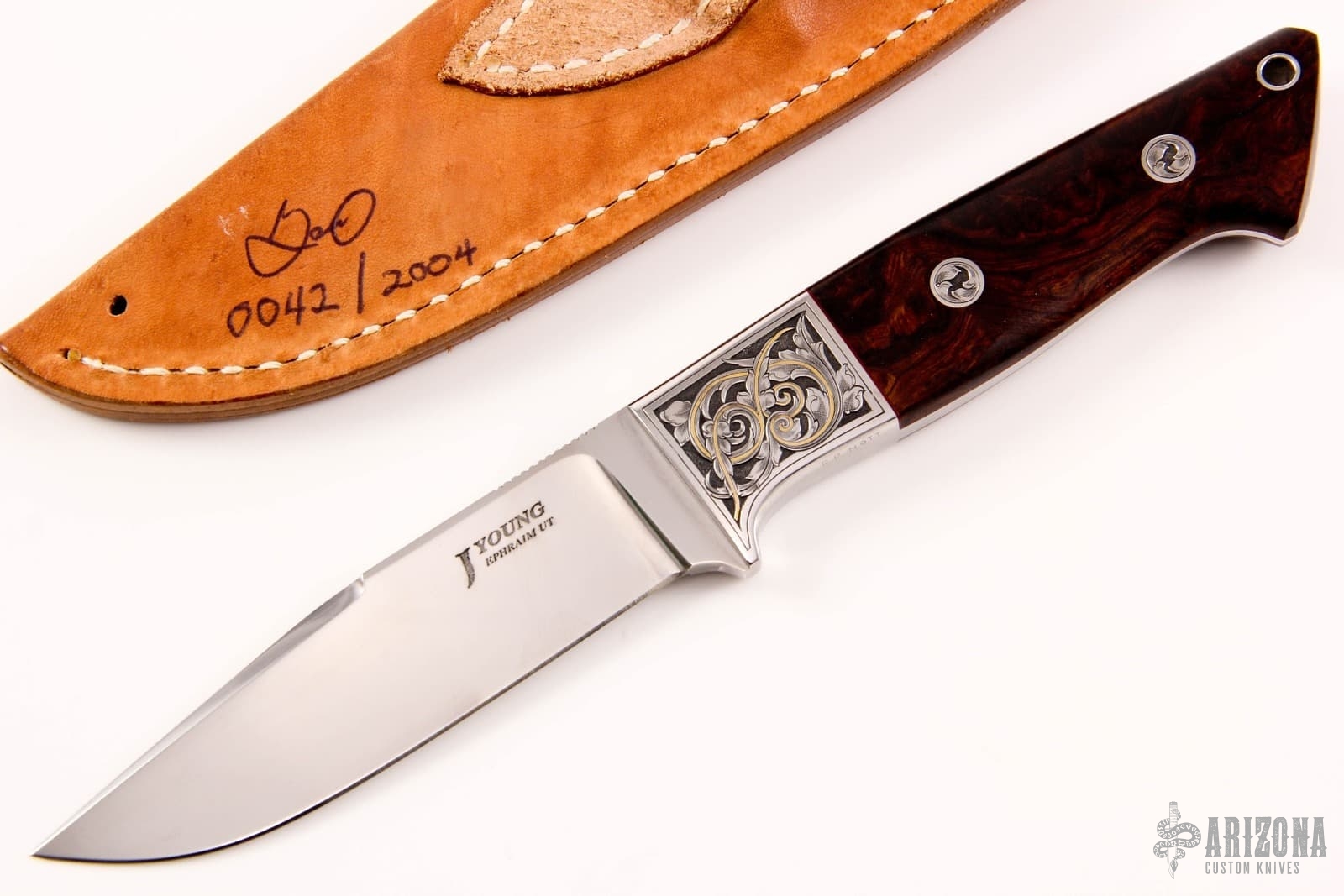 Engraved Hunter - Arizona Custom Knives