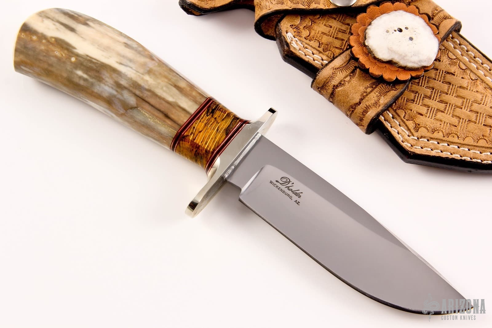 Walrus Ivory Fighter - Arizona Custom Knives