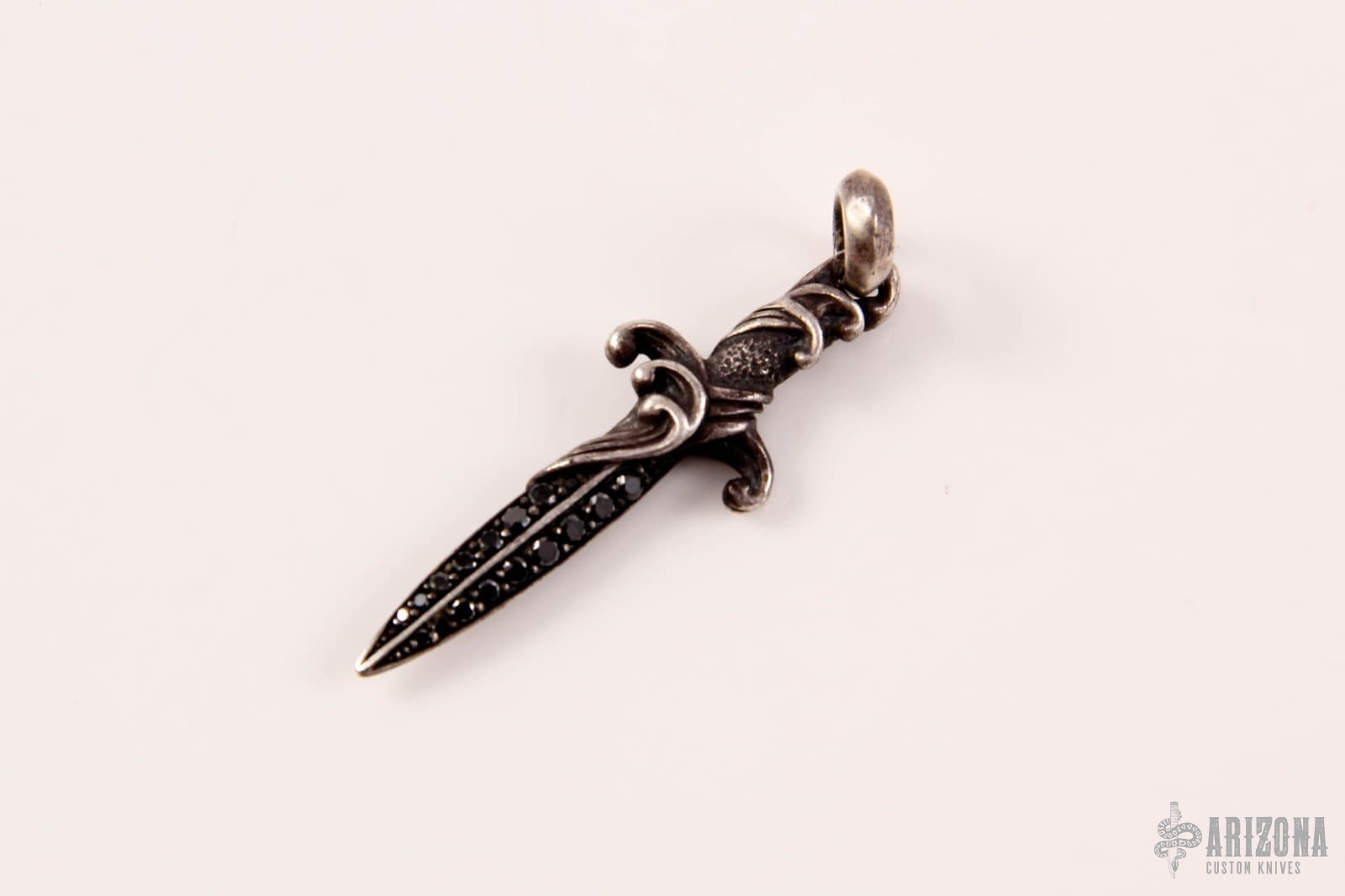 Sterling Silver Dagger Pendant - Arizona Custom Knives