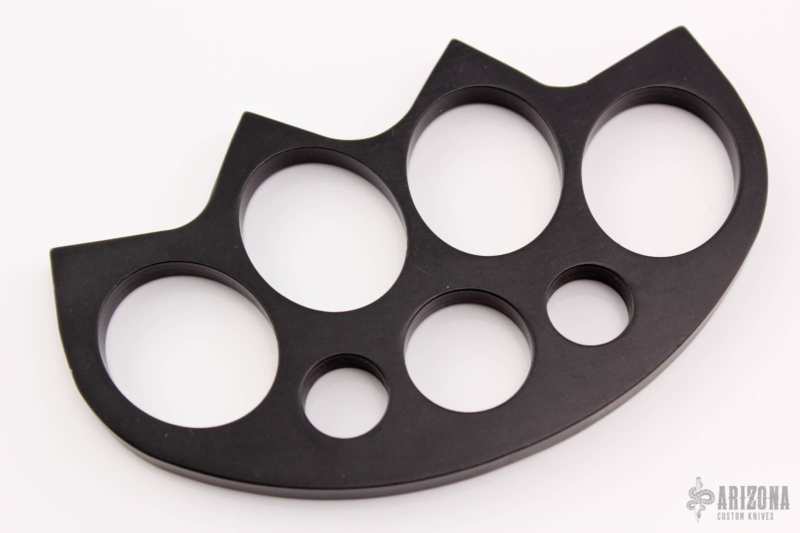 Crown Knuckles - Black Aluminum - Arizona Custom Knives