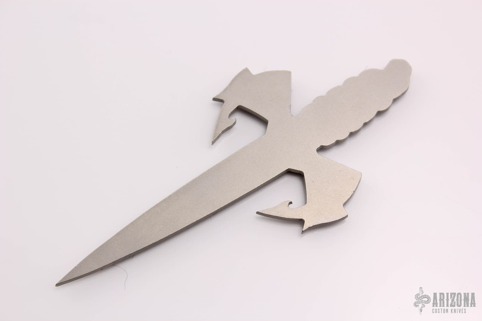 Titanium Dagger Logo Patch w/ Velcro - Arizona Custom Knives