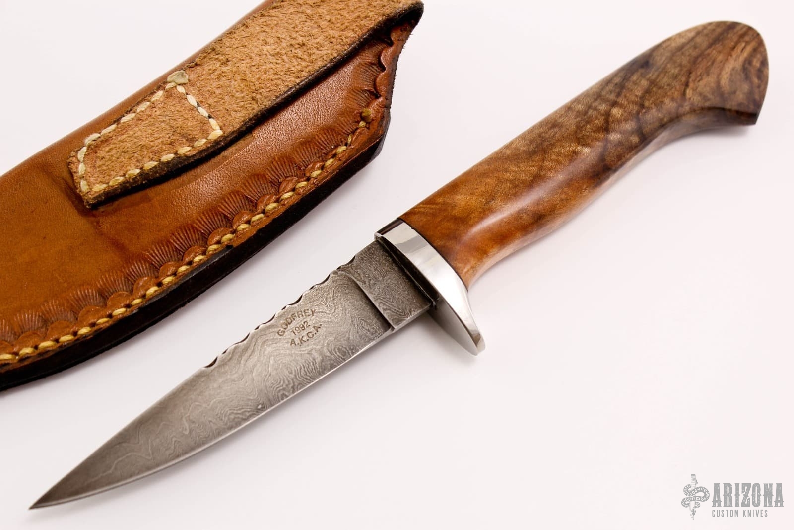 Damascus Hunter - Arizona Custom Knives
