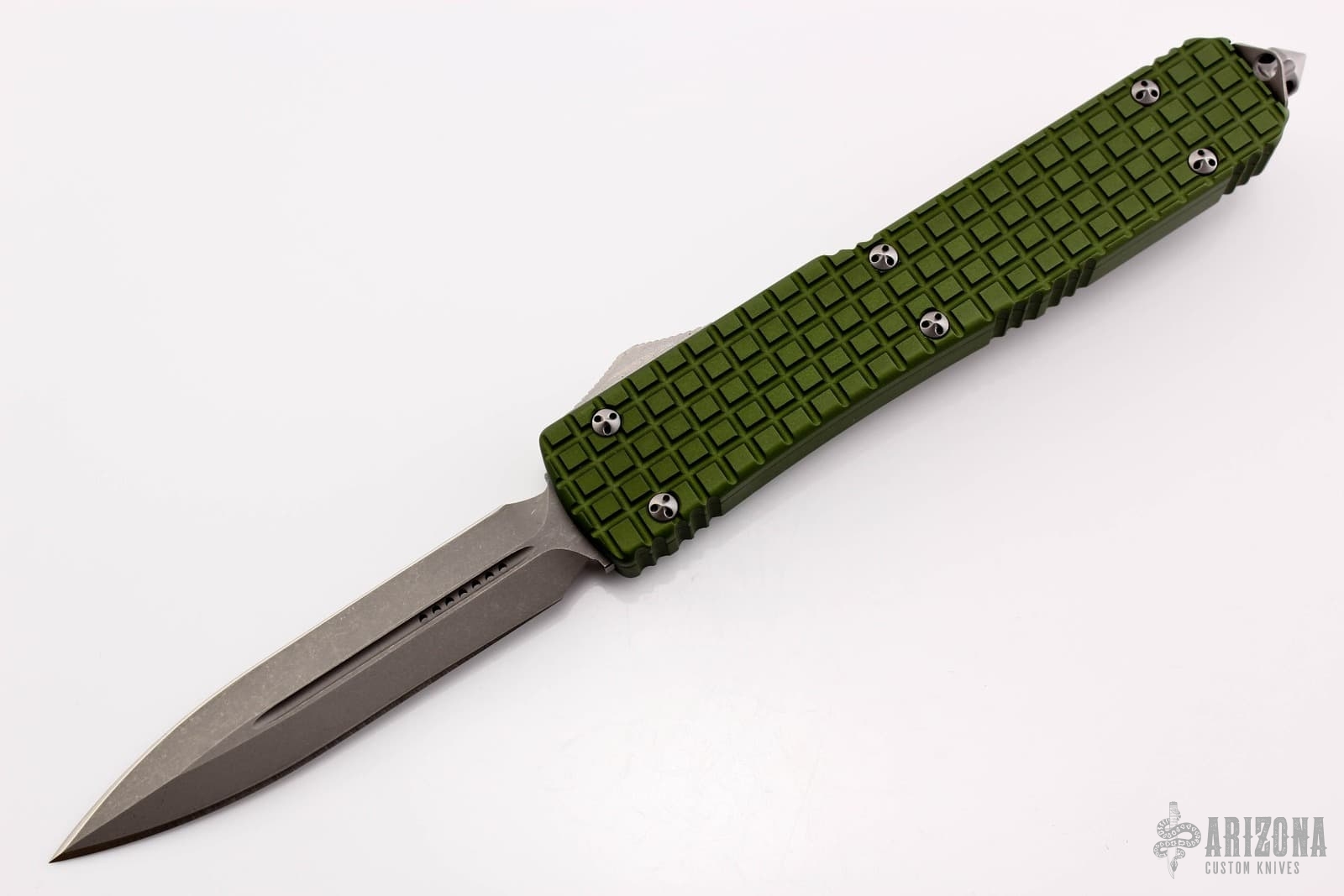 Ultratech D/E - Apocalyptic Frag Pattern - OD Green - Arizona Custom Knives