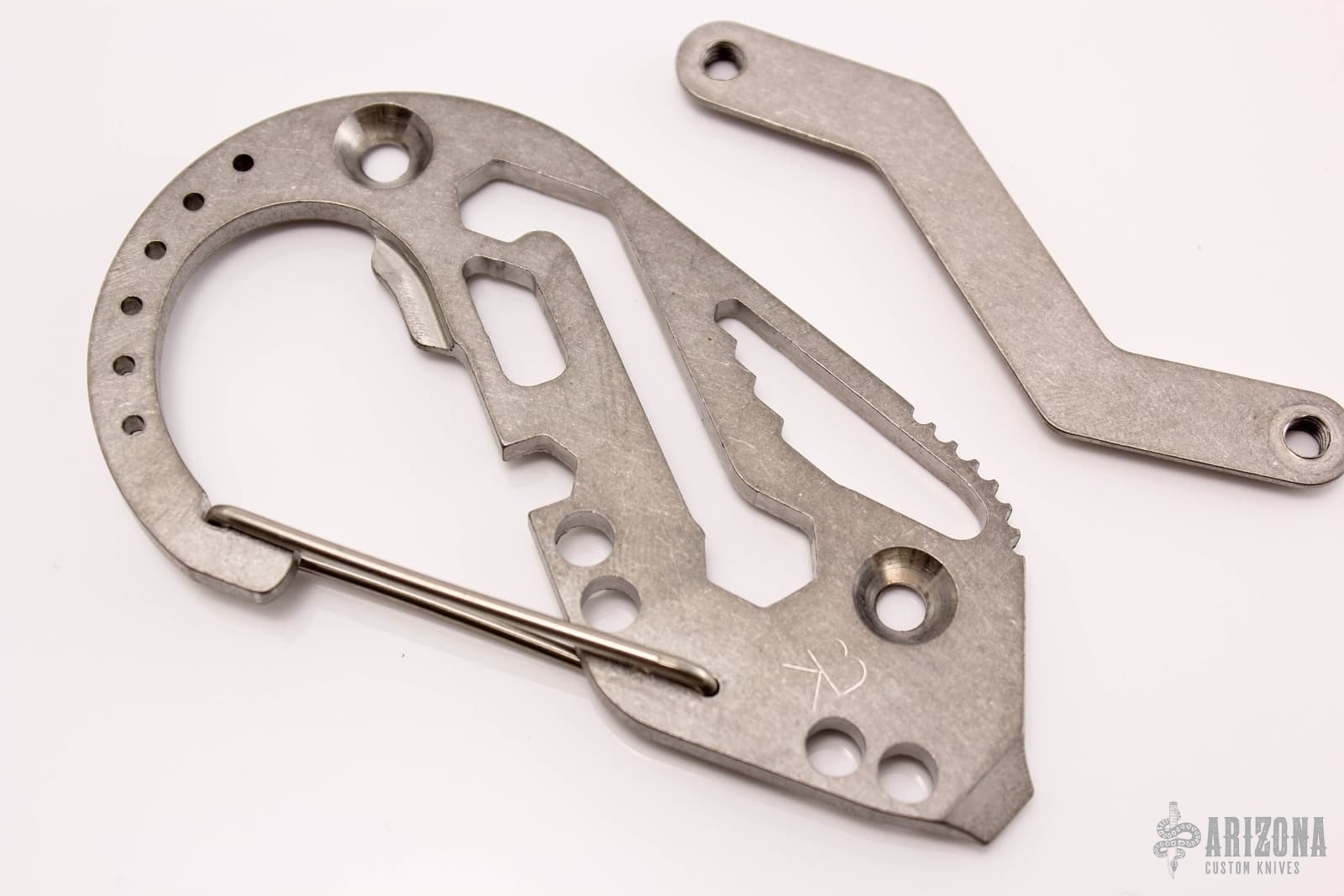 KeyBiner Carabiner - Titanium | Arizona Custom Knives