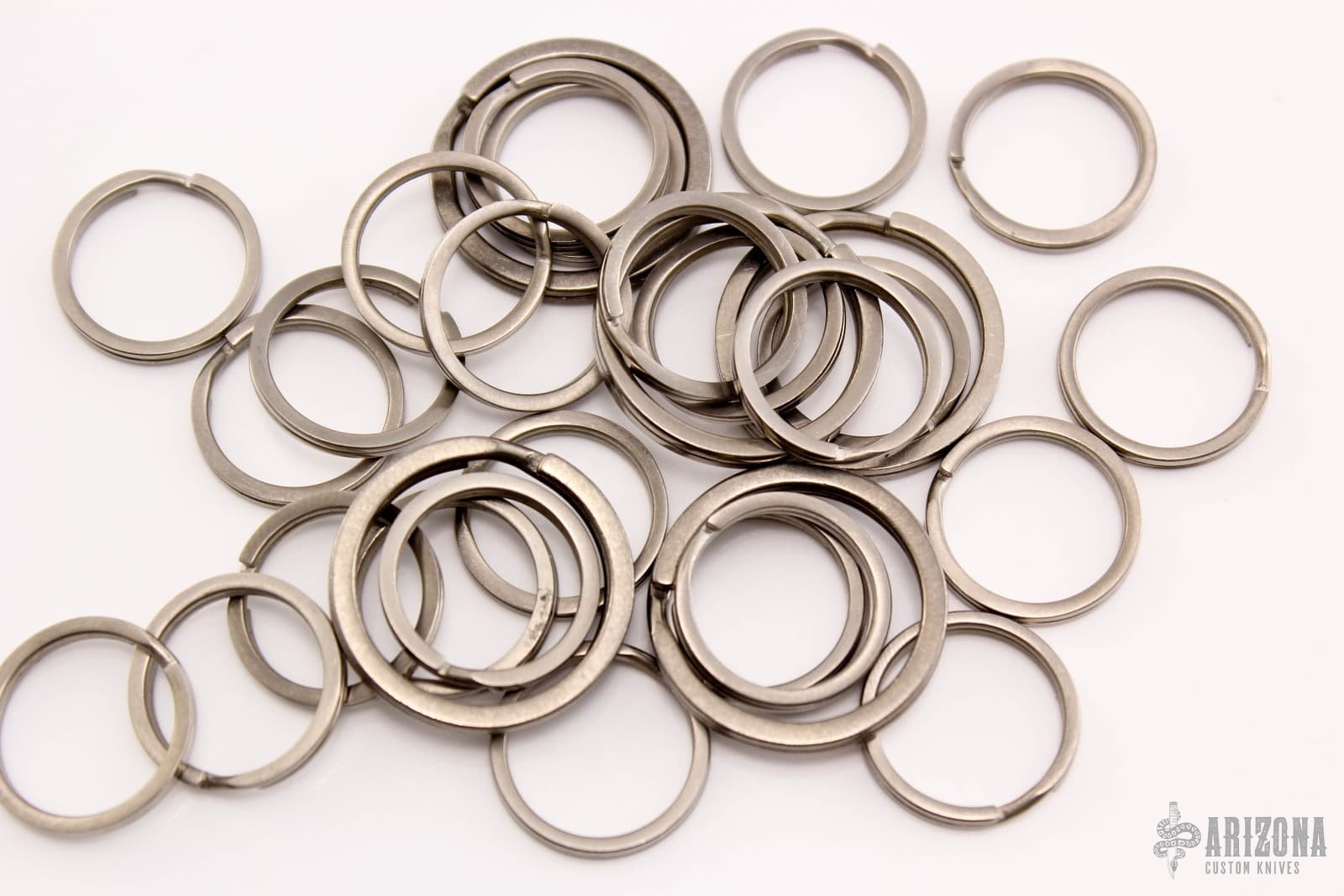 Titanium Split Rings - Assorted Sizes - Arizona Custom Knives