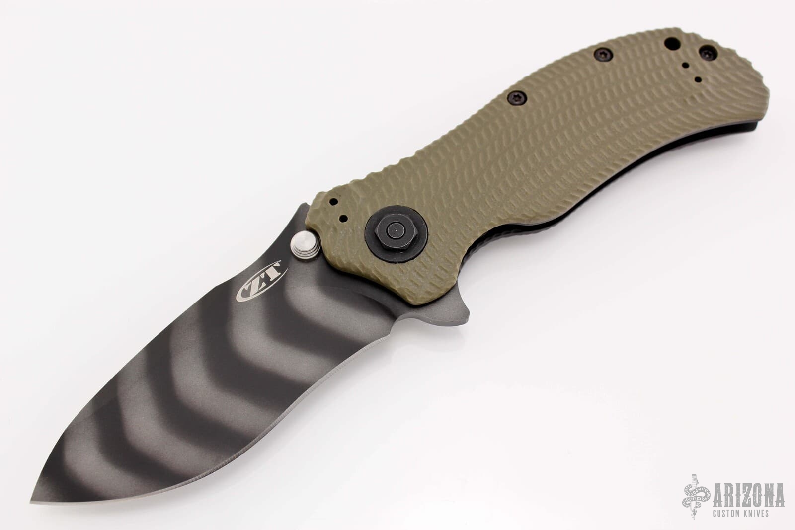ZT 0301 Strider/Onion Folder Green #12553 - Arizona Custom Knives